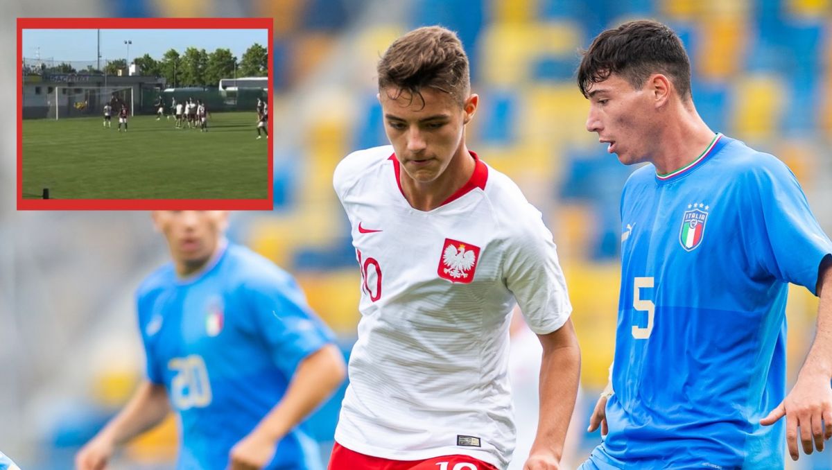 Kacper Urbański z kolejnym trafieniem. Piękne uderzenie z rzutu wolnego [WIDEO] | TVP SPORT