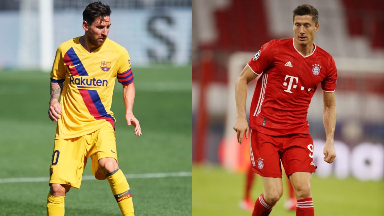 Robert Lewandowski vs Lionel Messi w ćwierćfinale Ligi Mistrzów | TVP SPORT