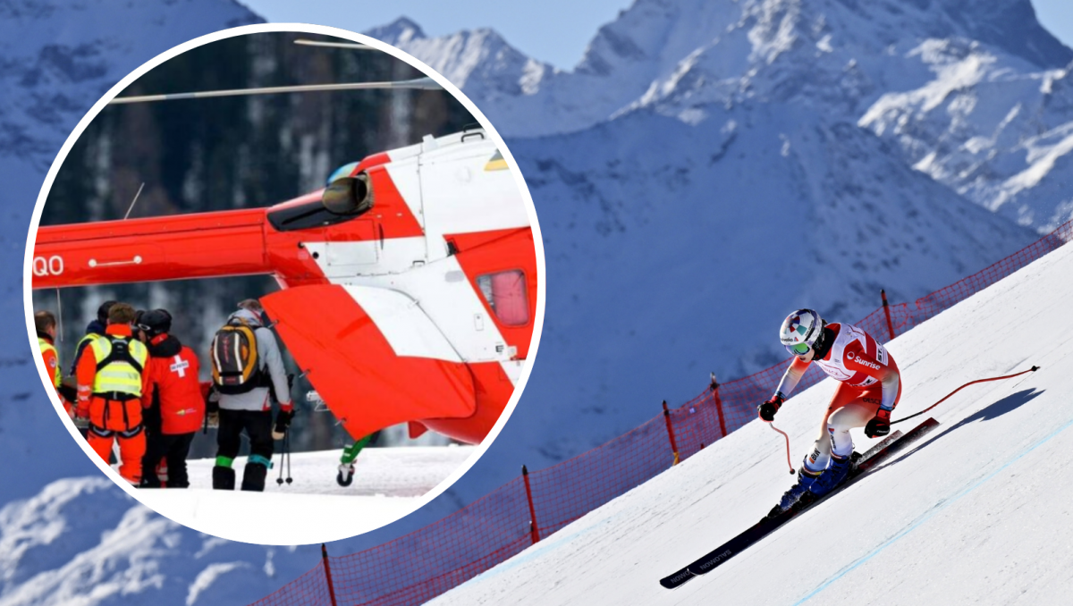 Alpejski PŚ. Groźny wypadek Gisin podczas treningu zjazdu w St. Moritz ...