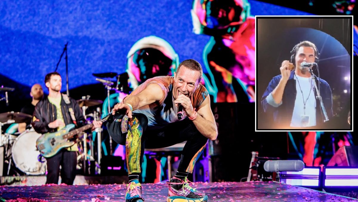 Legenda w nowej roli. Roger Federer na jednej scenie z zespołem ...