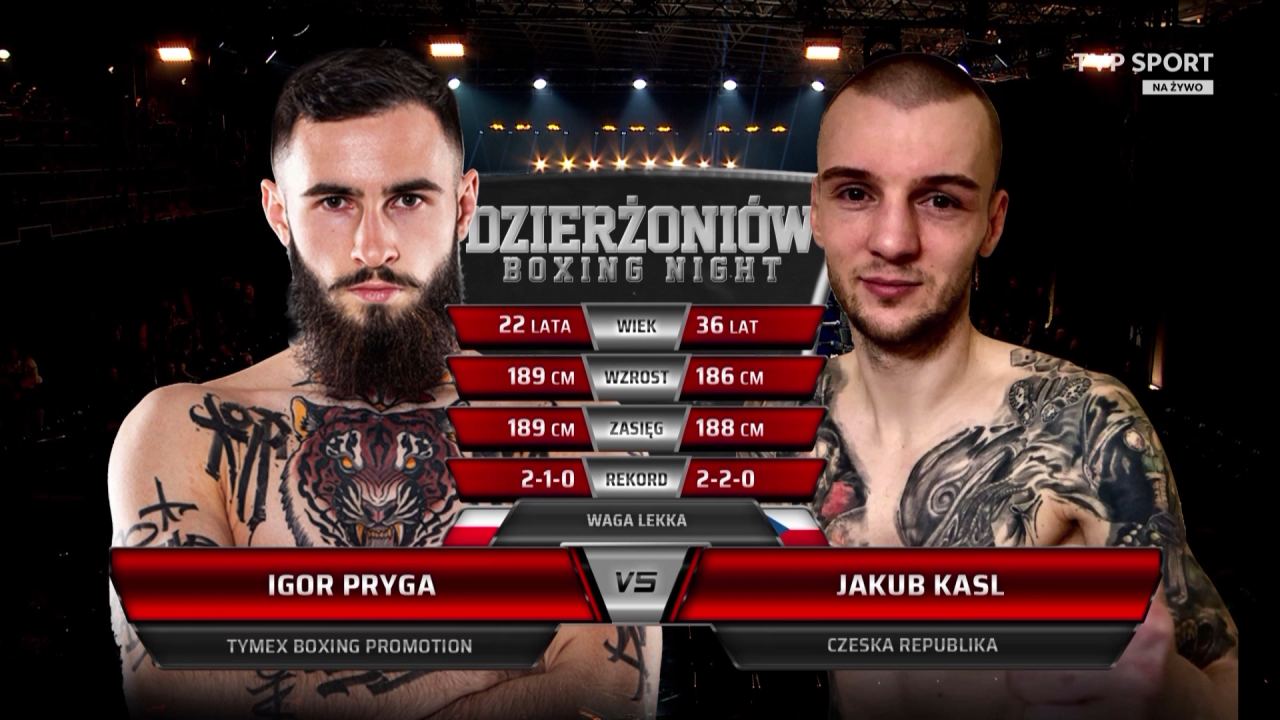 Dzierżoniów Boxing Night. Igor Pryga – Jakub Kasl [WALKA] | TVP SPORT