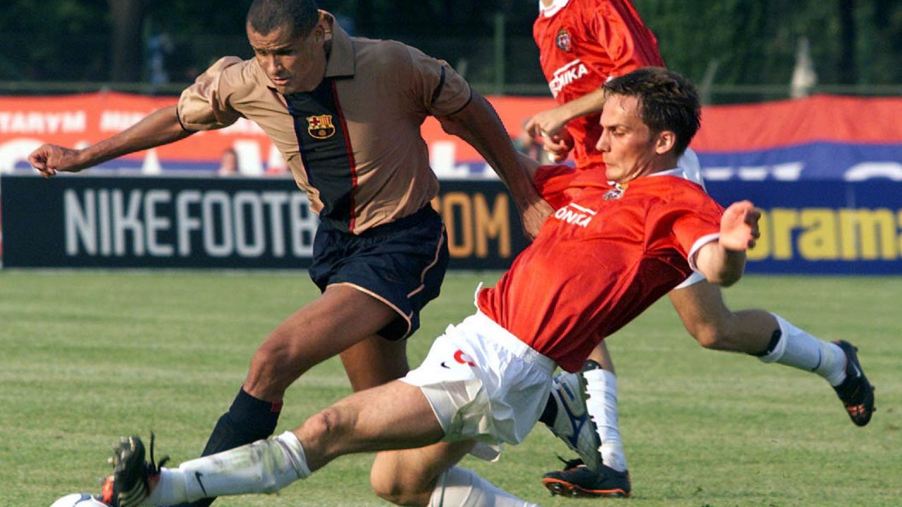 Wisła Kraków – FC Barcelona el. Ligi Mistrzów 2001/02 [transmisja na ...