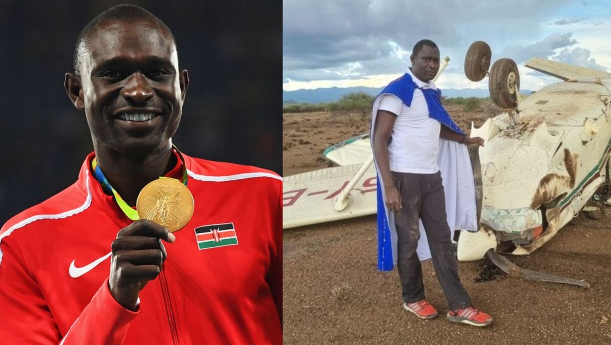 David Rudisha przeżył rozbicie się samolotu. Kolejny raz przeżył groźny ...