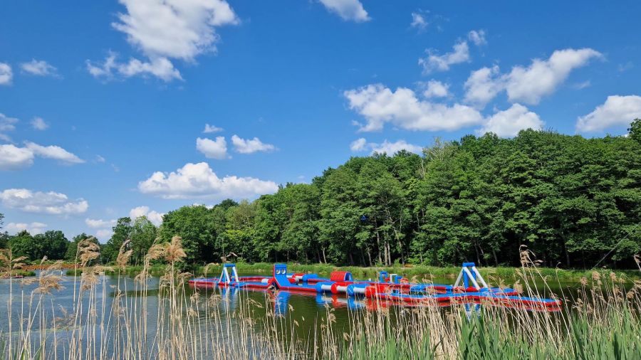 Tor przeszkód na wodzie w Lisowicach [ZDJĘCIA]