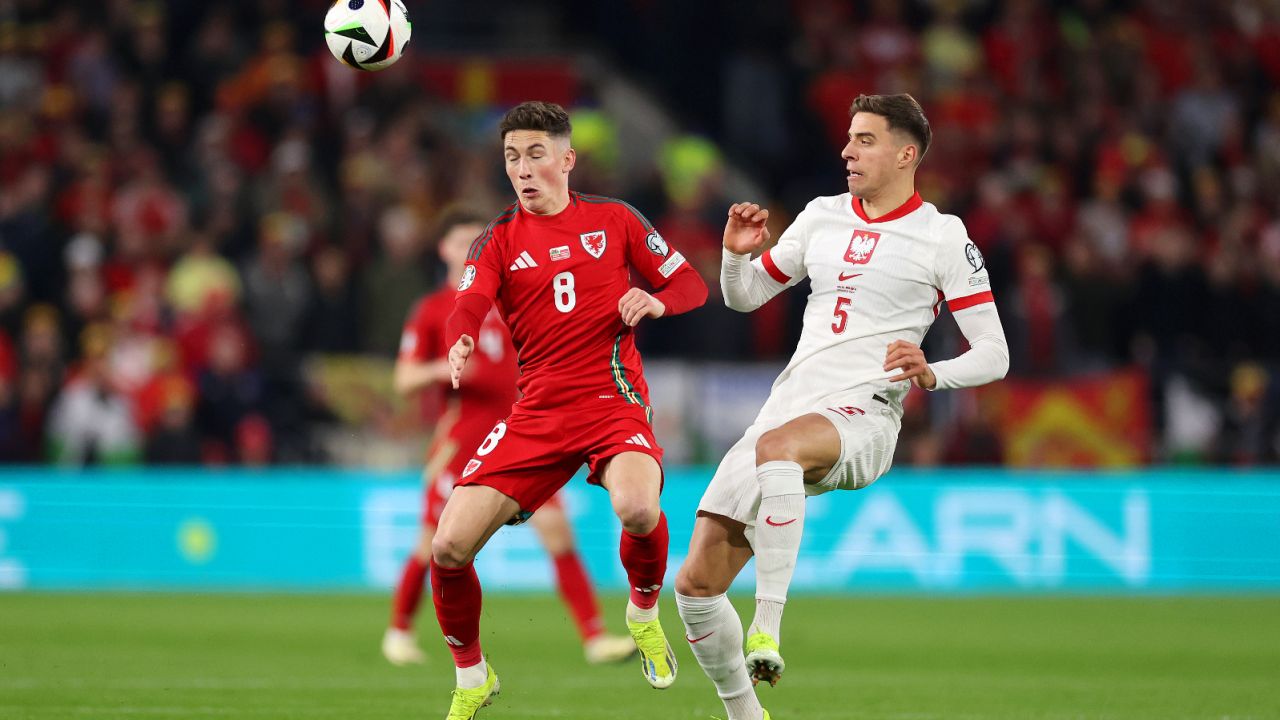 Walia – Polska. Piłka nożna, finał baraży do Euro 2024, Cardiff ...