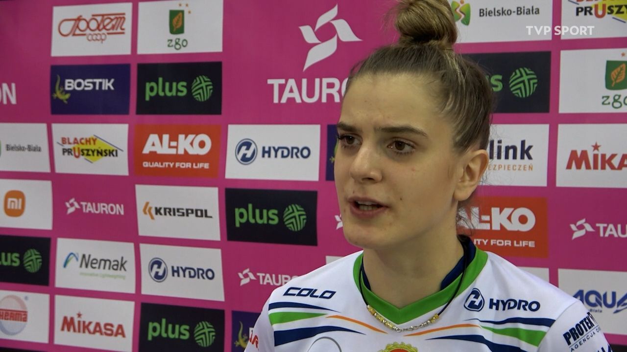 Julia Nowicka po pierwszym meczu o brąz TAURON Ligi z Grot Budowlani ...