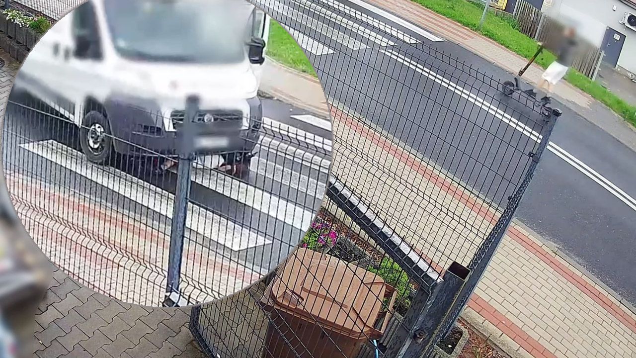 Lubawa: wypadek na hulajnodze elektrycznej. Dramatyczne nagranie [WIDEO]. 12-latek cudem uniknął ...