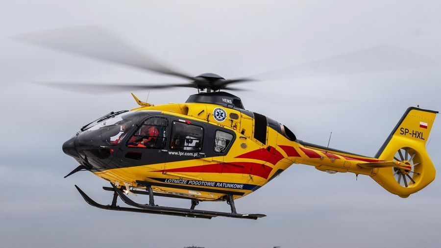 Helikopter LPR pod Wrocławiem. Potrzebna była natychmiastowa pomoc
