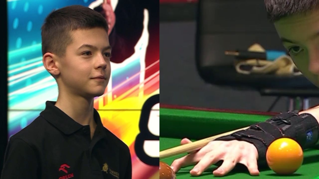 12-letni Michał Szubarczyk pokonał byłego mistrza Polski. Snooker ...