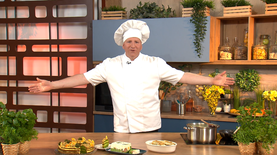 Rączka gotuje: 15.03.2025 - Ciasto z apluzyną i pierogi ze szpinakiem