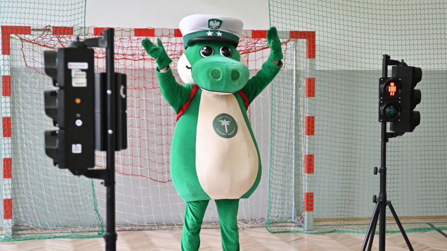 Inauguracja projektu "Bezpieczna Szkoła Krokodylka Tirka"