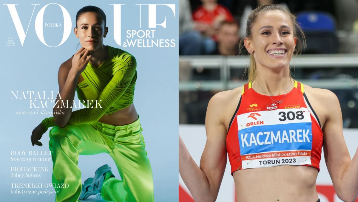 Lekkoatletyka. Natalia Kaczmarek na okładce "Vogue Polska Sport ...