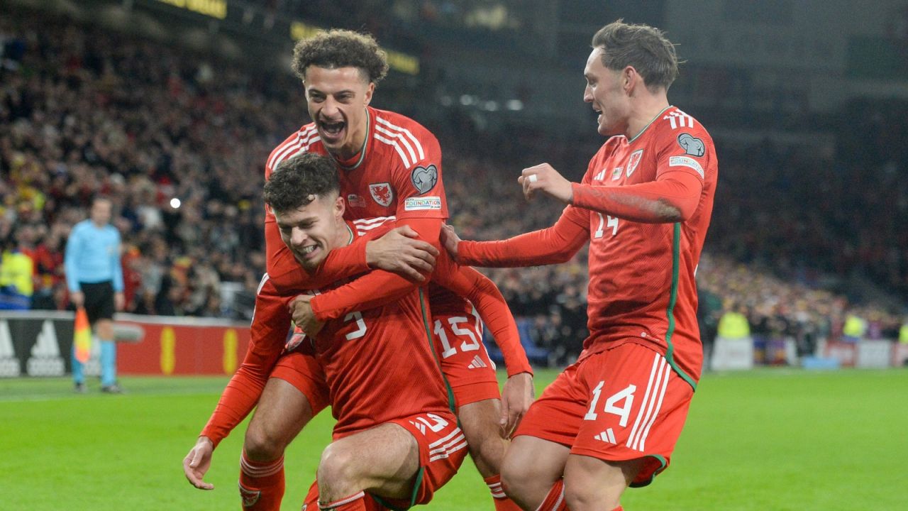 Walijczycy przed meczem z Polską. Walijczycy przed meczem z Polską.