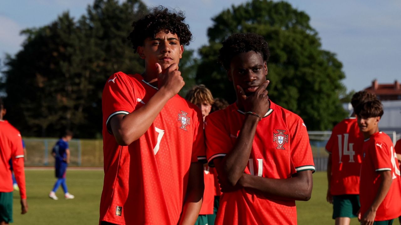 Cristiano Ronaldo Junior z pierwszym golem dla młodzieżowej reprezentacji Portugalii do lat 16 ...